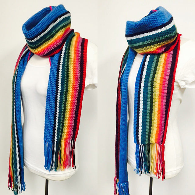 dr who scarf pattern